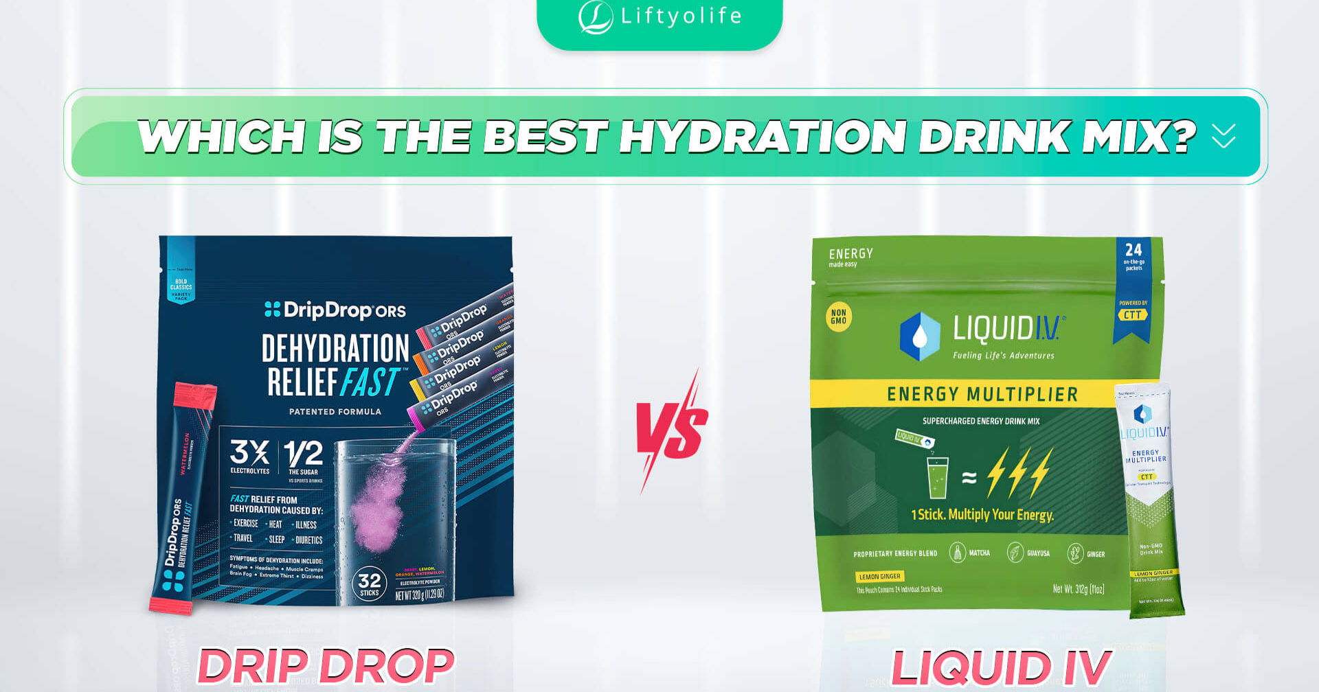 Drip Drop Vs Liquid IV: Which Is The Best Hydration Drink Mix?